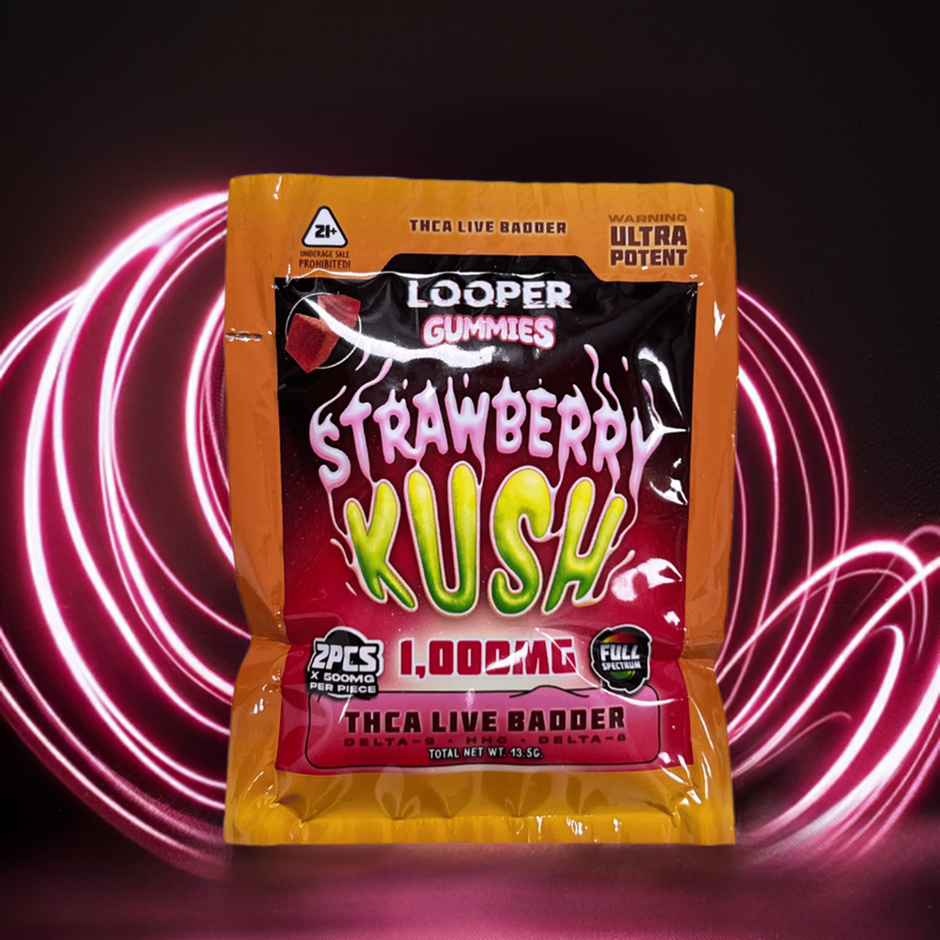 Looper 1000MG Live Badder 2 Piece THCa Gummies